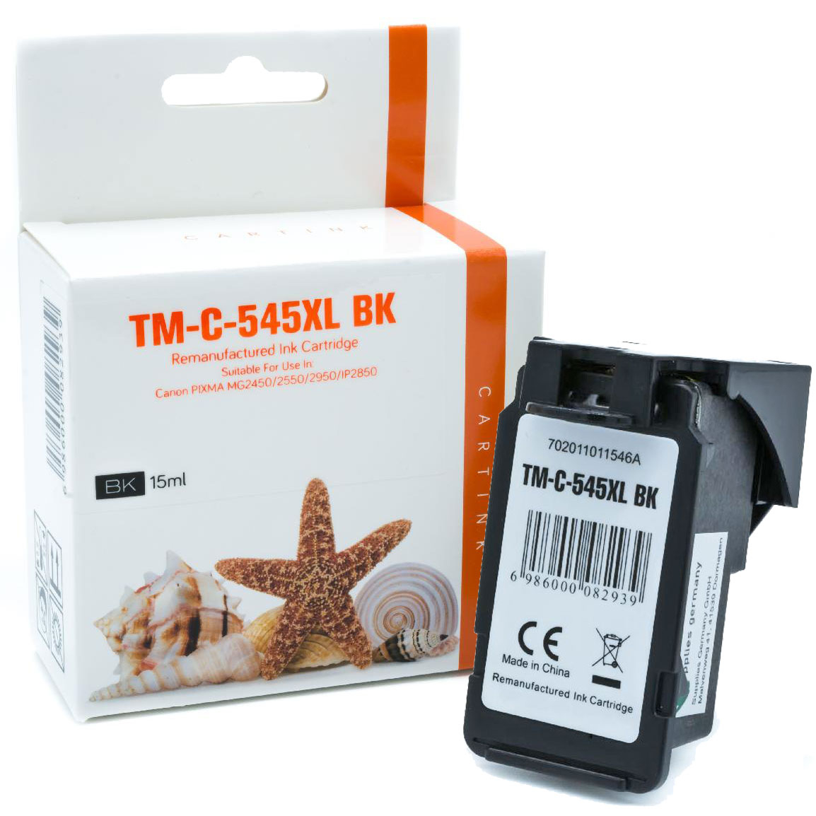 Refill Canon 8286B001, PG-545 XL Schwarz Tinte für 480 Seiten - Tinte ...